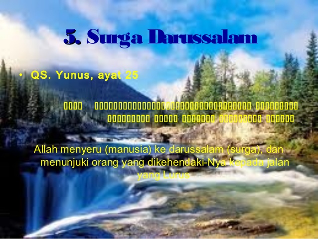 MENGENAL NAMA-NAMA SURGA DAN KENIKMATANNYA - Belajar Satu Ayat