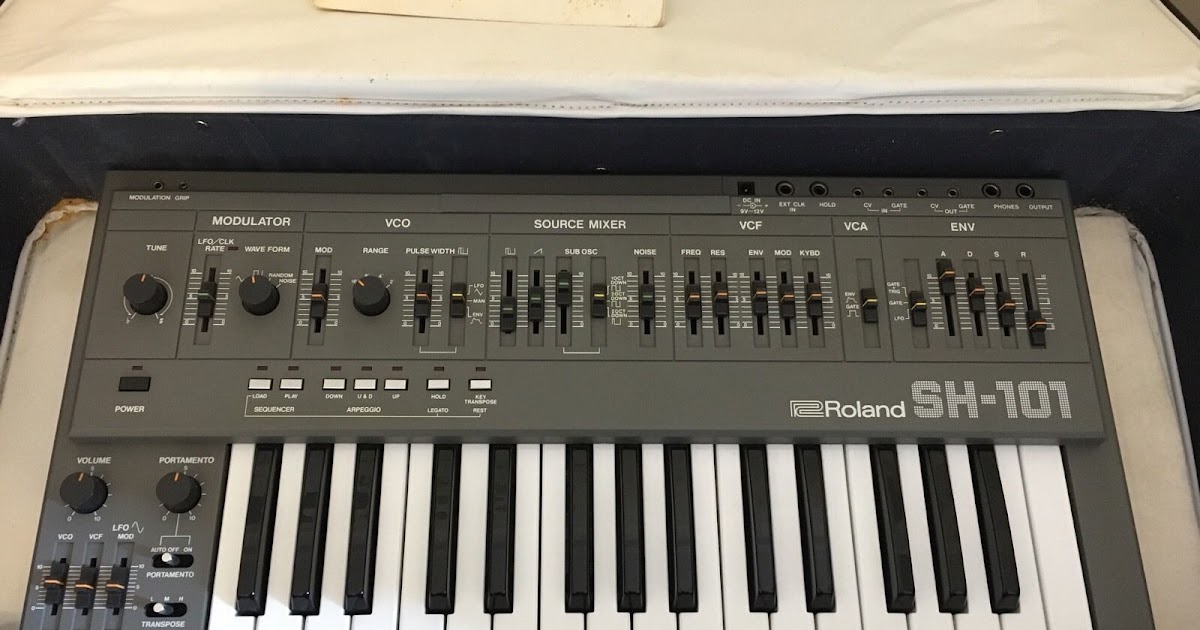 MATRIXSYNTH: Roland SH-101 Synthesiser SN 295227