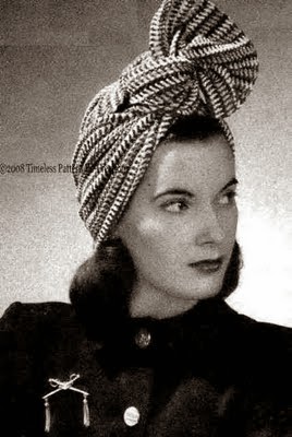 Radmila Rocky Zombie: Тюрбан в стиле 40х.