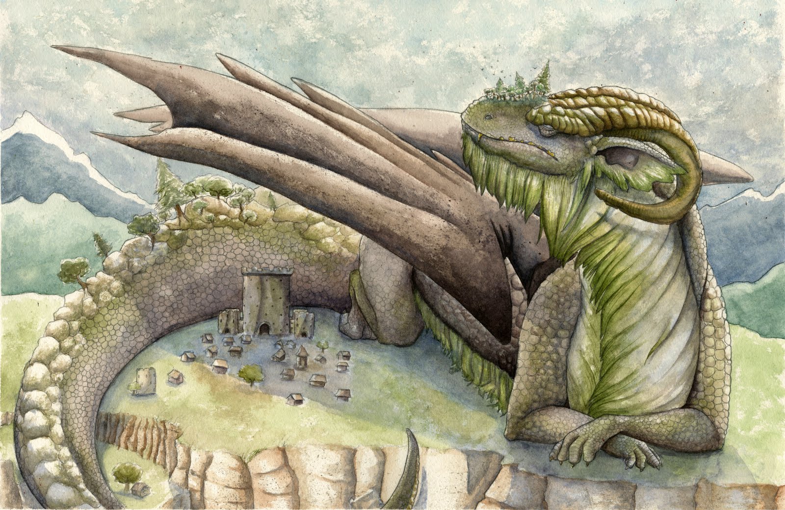 Michelle Miller's Silly Drawings: Dragon