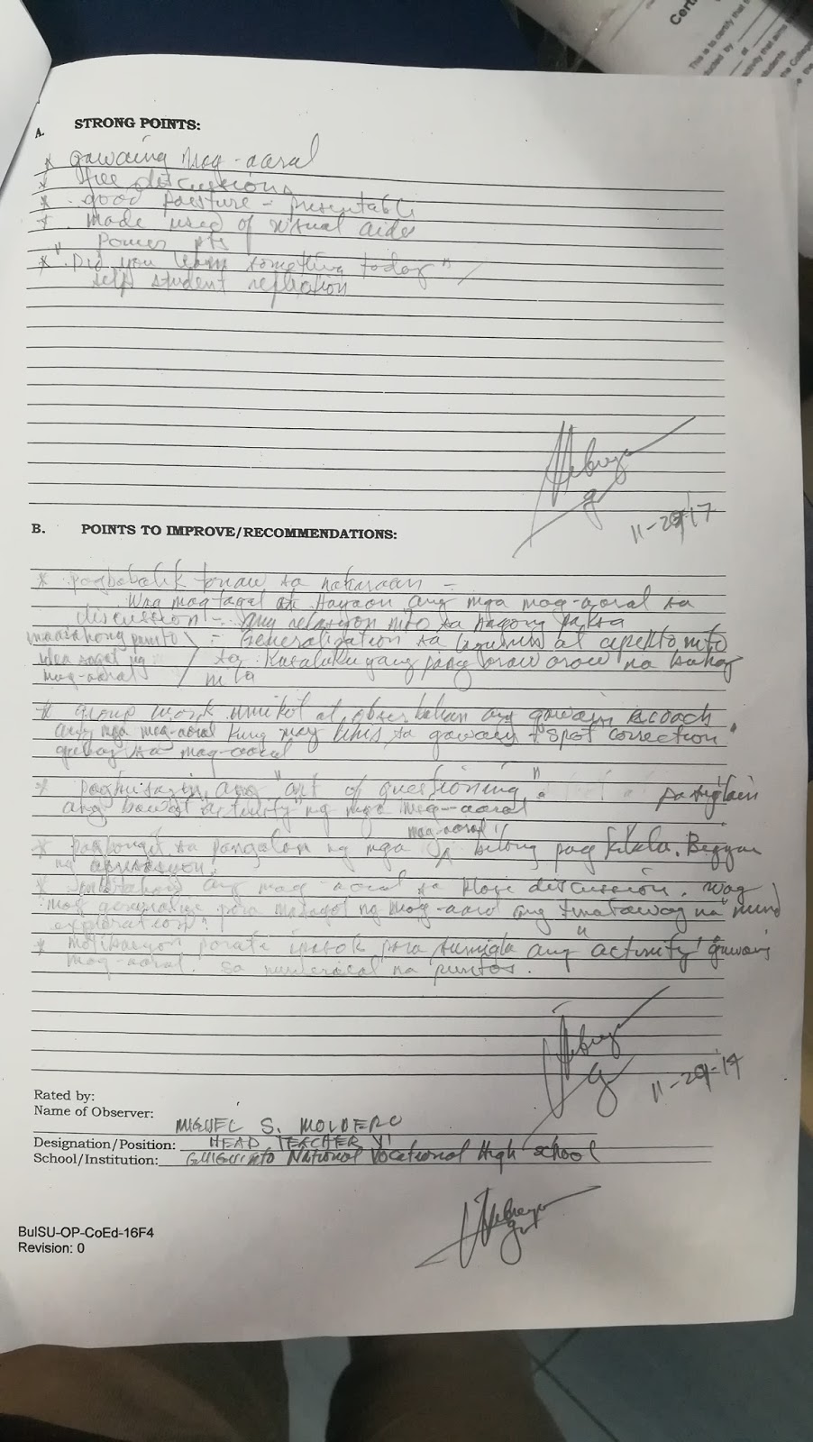 My Final Demonstration Teaching