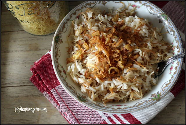 Keskonmangemaman?: Riz aux vermicelles libanais