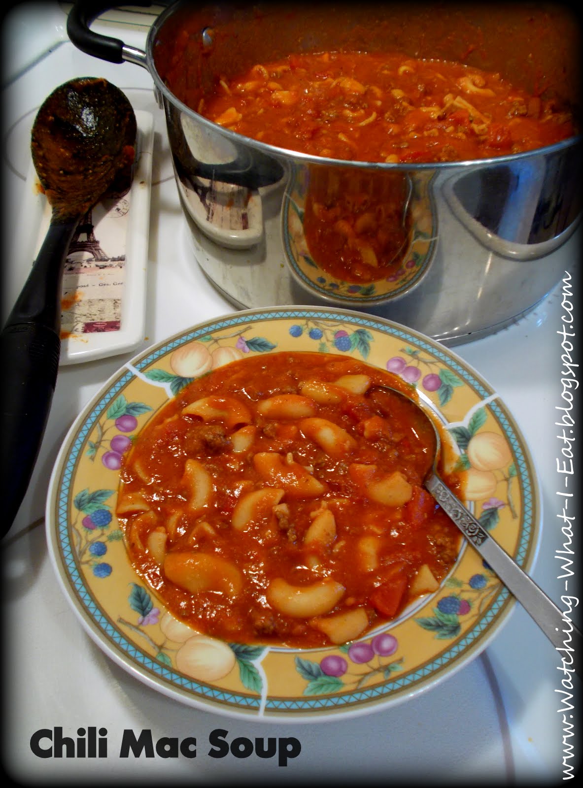 Watching What I Eat: Easy Chili Mac Soup