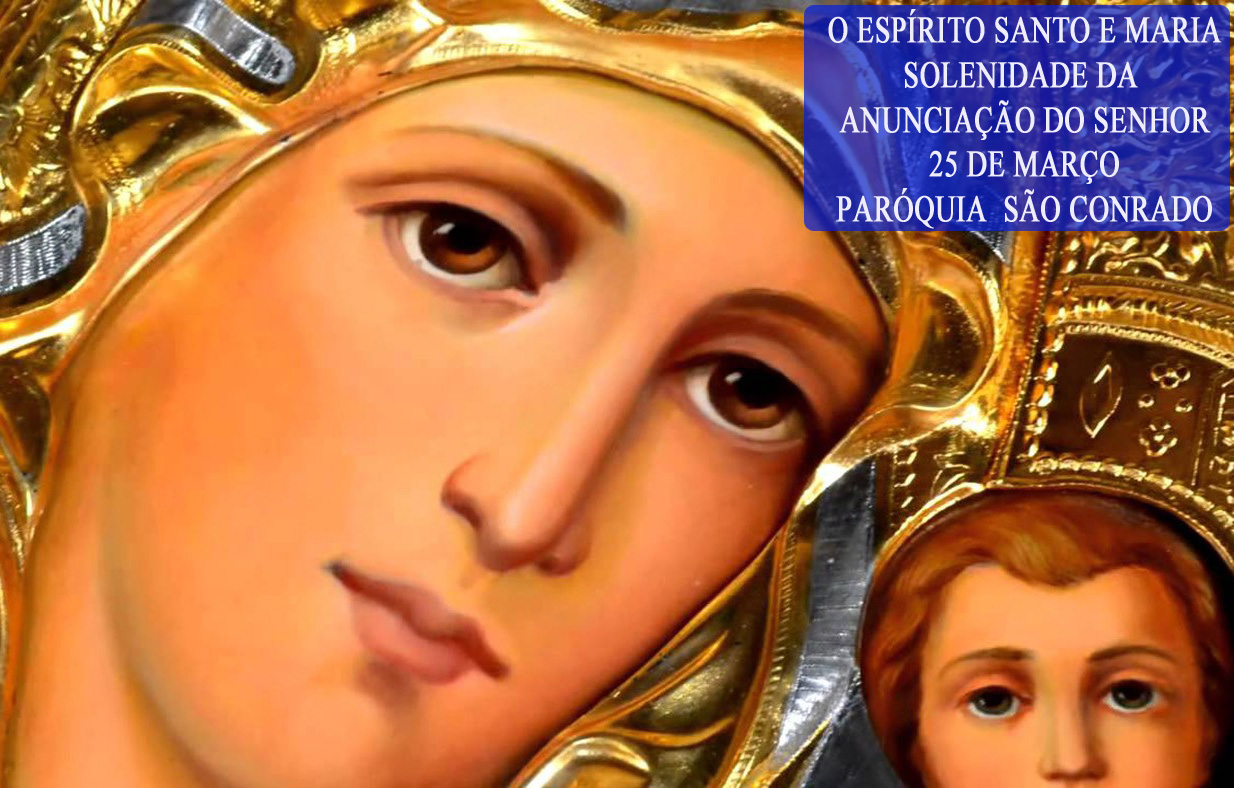 PARÓQUIA SÃO CONRADO - RJ: O ESPÍRITO SANTO E MARIA