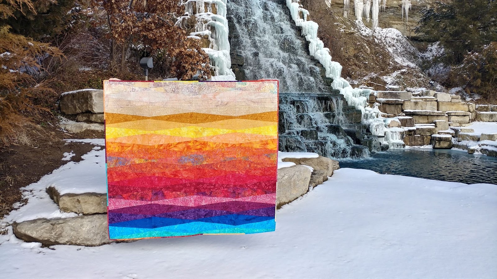 Slice of Pi Quilts: Getaway Blog Hop with Island Batik