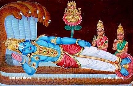 TELUGU WEB WORLD: LORD SRI MAHA VISHNU SLEEPING ON THE BED ADHI SESHU