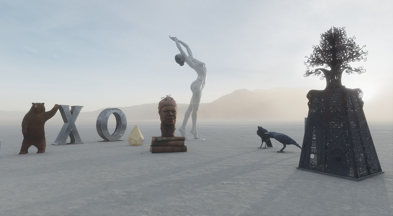Echt Virtuell: [Sansar] - No Spectators: The Art of Burning Man