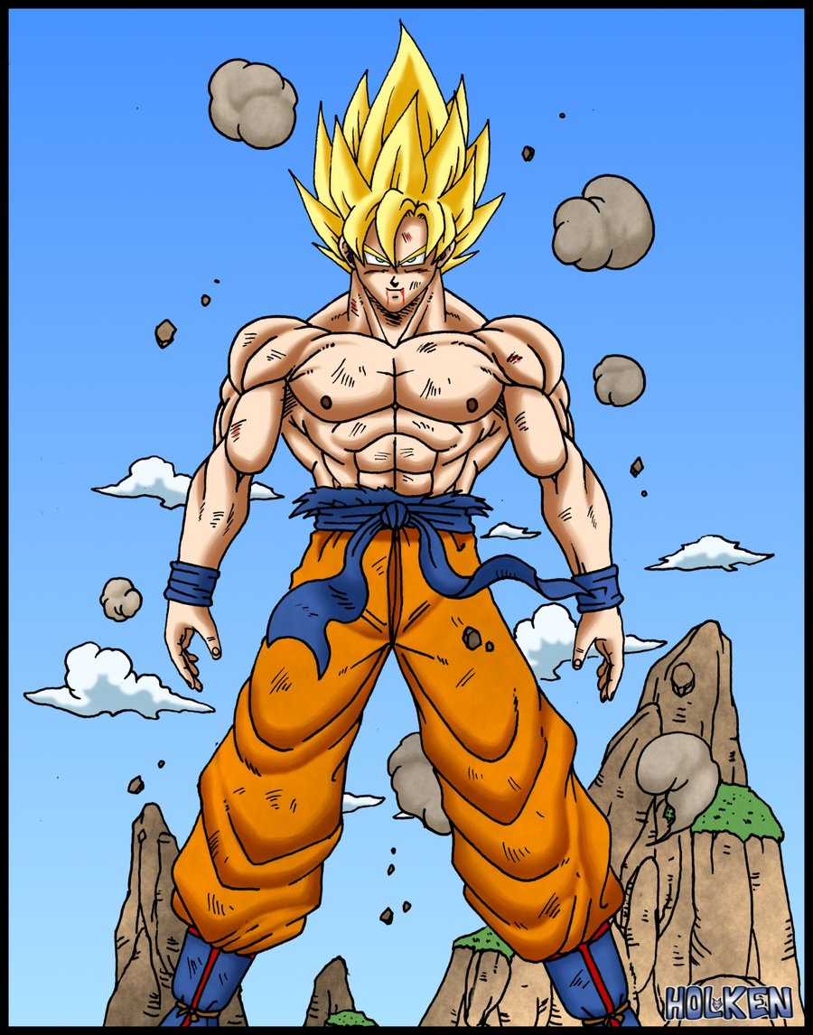 Imágenes Son Goku: Son Goku máxima energía