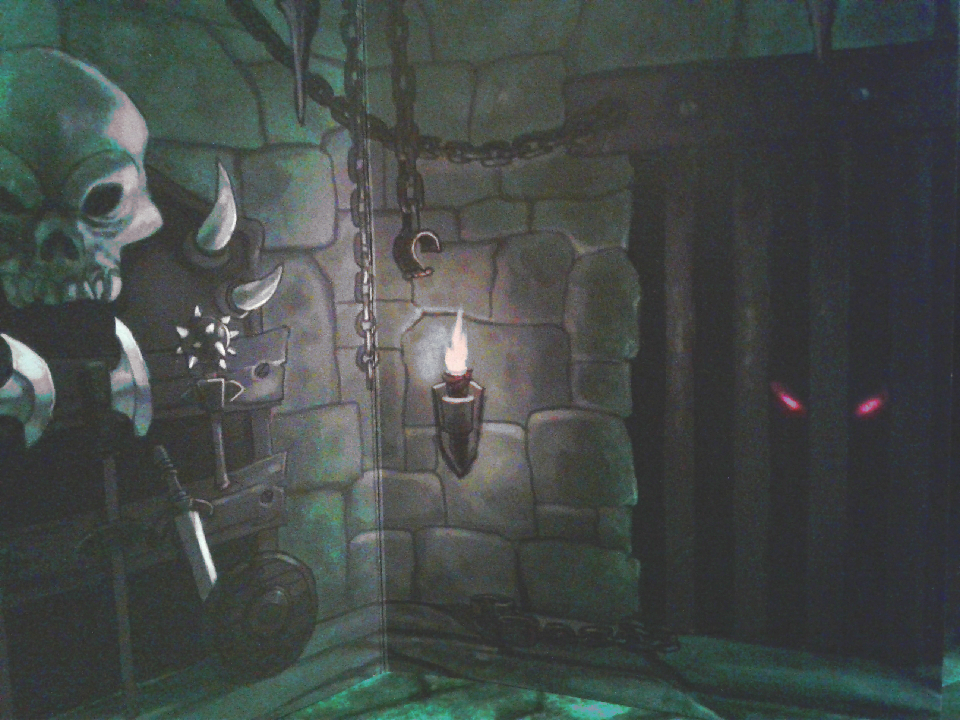 Toy Hax Toy Stage - Castle Dungeon - Masters of the Universe Background