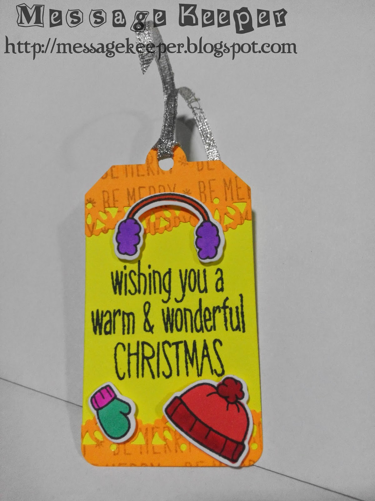 Message Keeper: Wishing You a Warm & Wonderful Christmas Tags