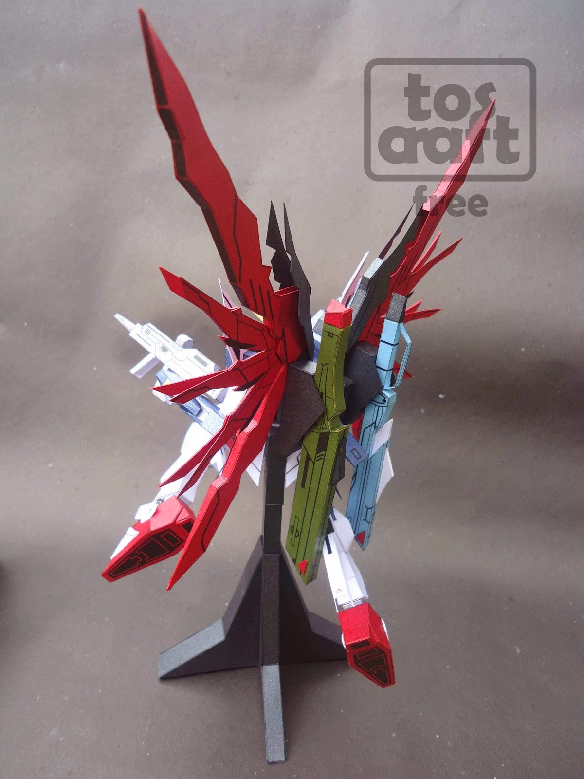 Tos-craft: DESTINY Gundam 1:144 papercraft
