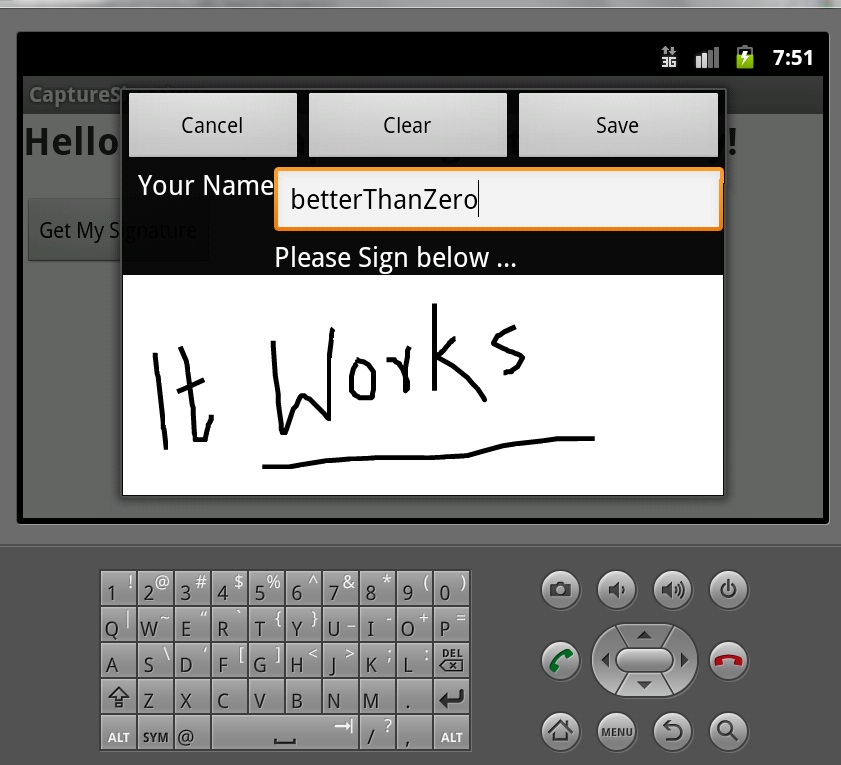 Programmers Sample Guide: Android capture signature using Canvas and ...