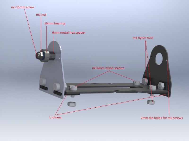 Copterframes Assembly Guides: MiniMax Gopro Gimbal assembly guide