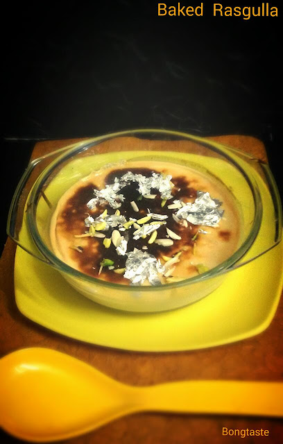 Bongtaste : Baked Rasgulla (fusion of rasgullas )