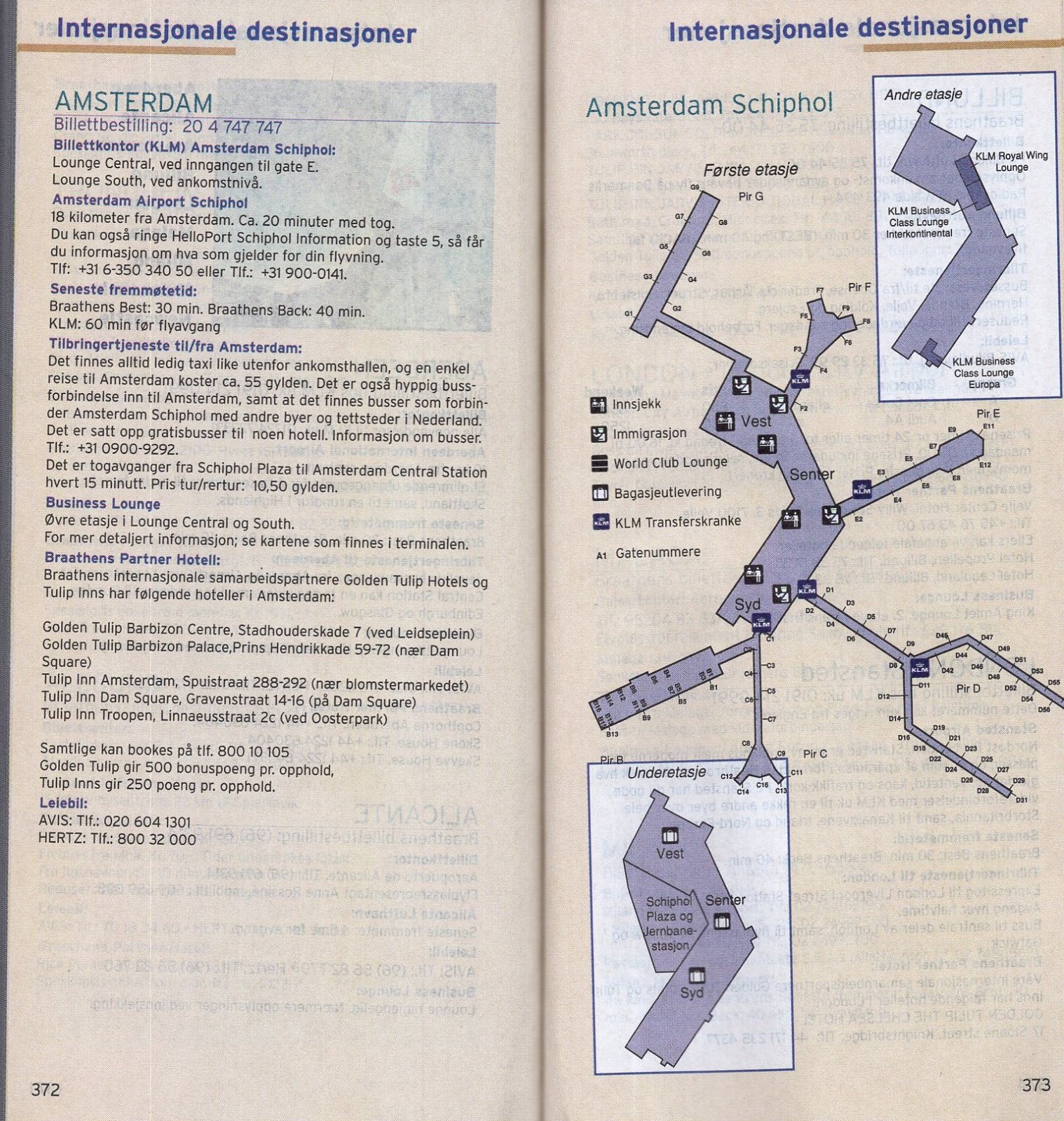 Airline memorabilia: Braathens (2000)