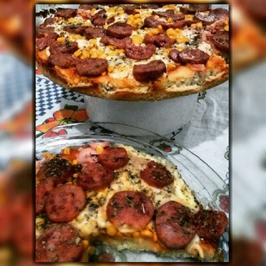 Receitas Simples e cia: Receita Pizza com massa Pan