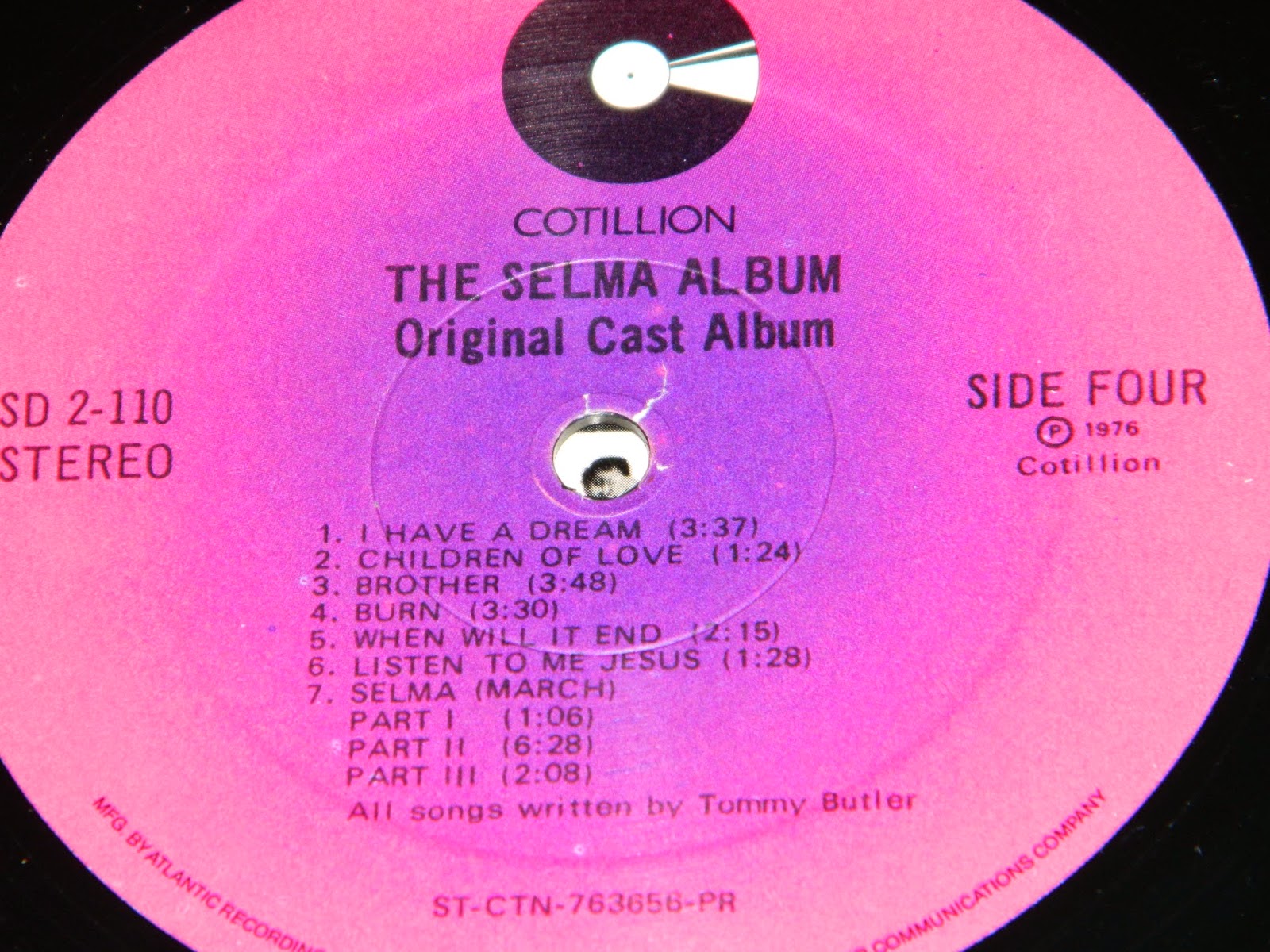 Solo Vinilos.: Original Cast Album - The Selma Album - 1976