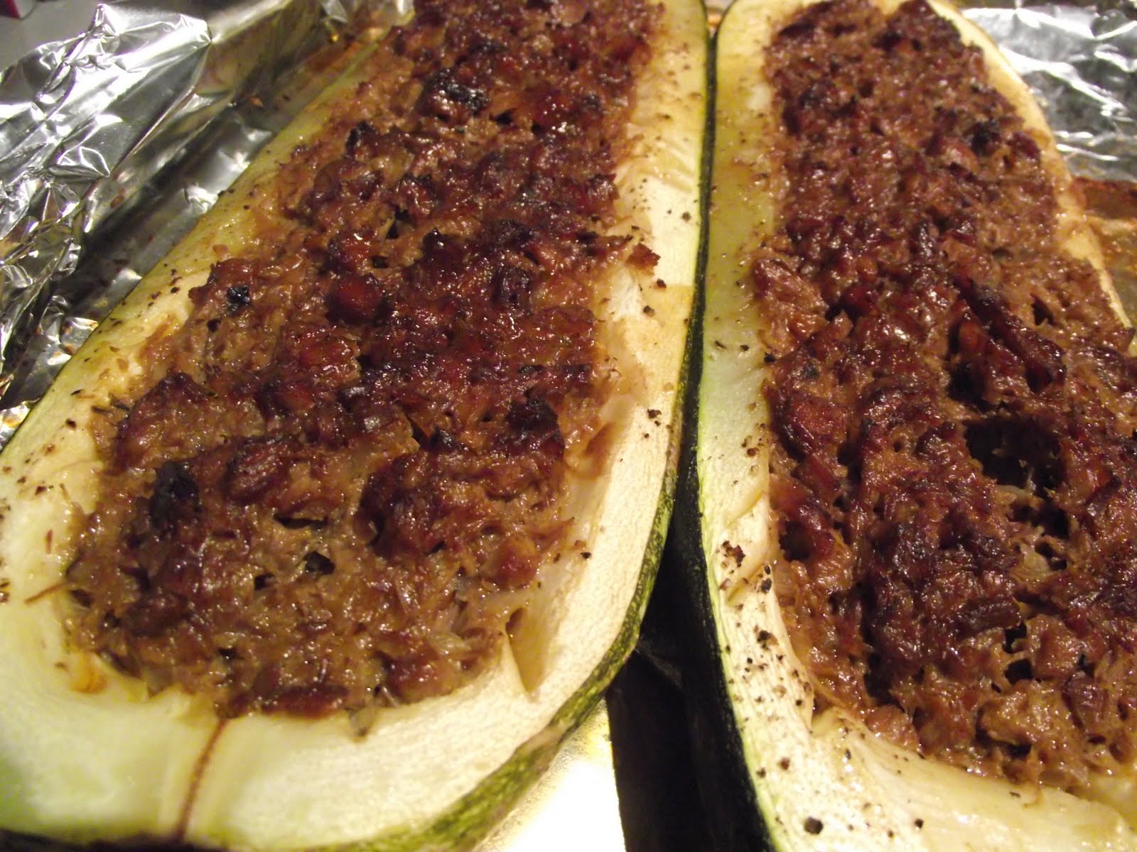 PECKHAM RYE EATS ... IN DEAL!: FRUGALITY - STUFFED MARROW