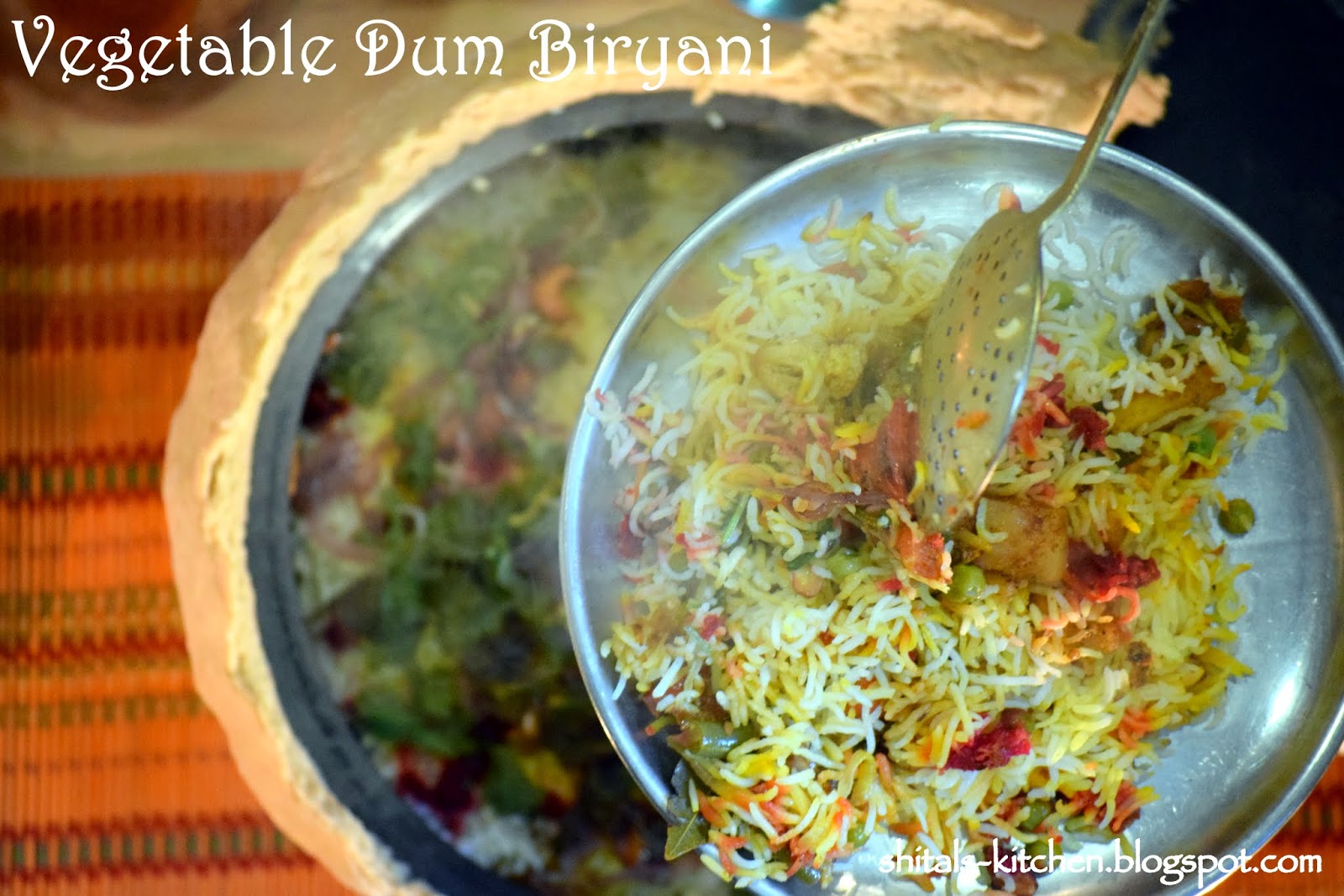 Shital's-Kitchen: Vegetable Dum Biryani