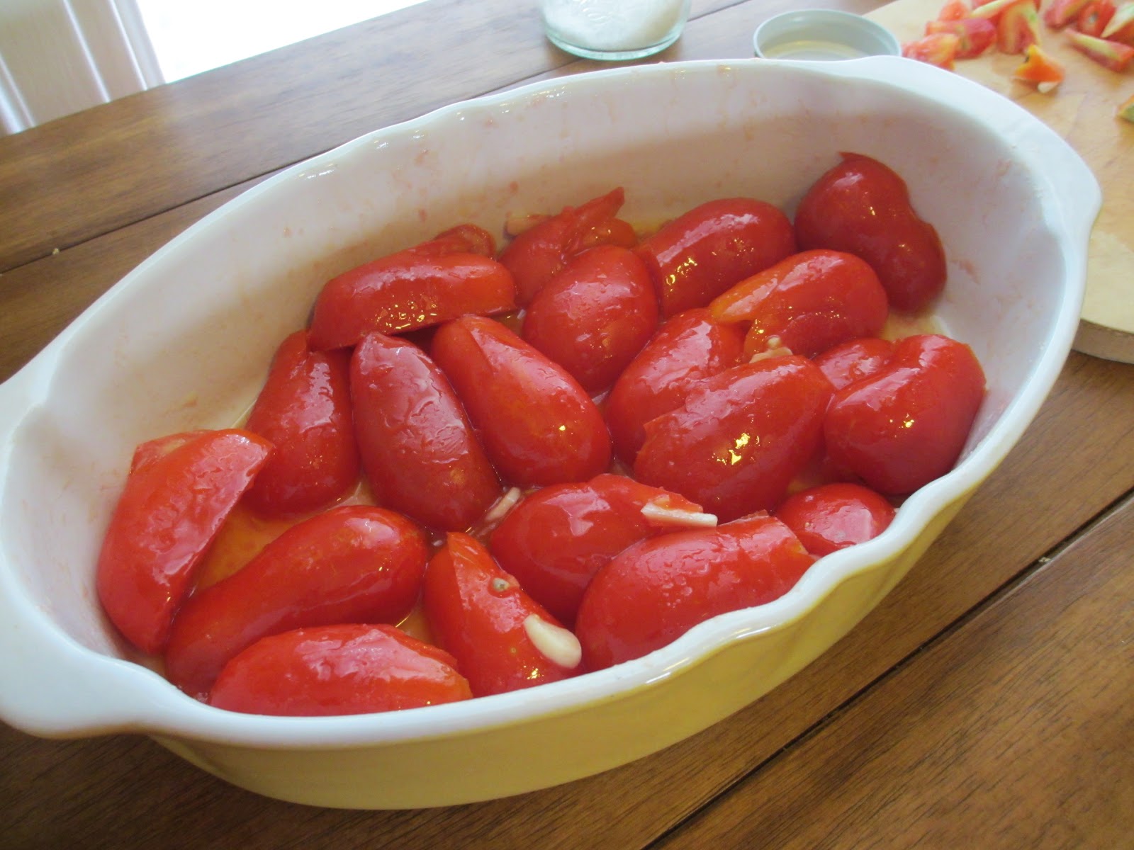Beans and Letters: A Tumble of Tomatoes