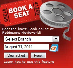 My Movie Manila: Robinsons Movieworld Online Booking Now Available!