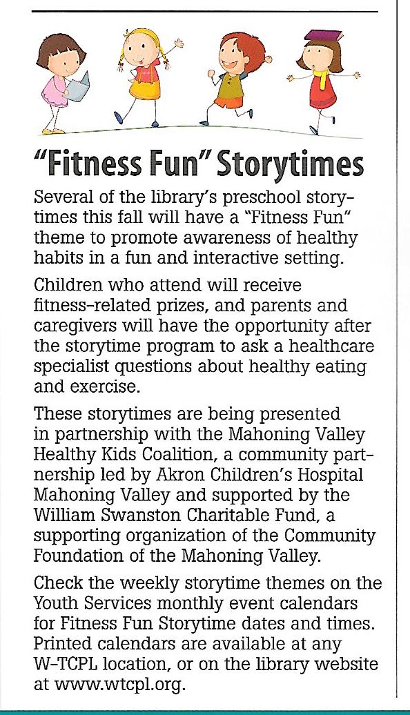 Kidding Around: Fitness Fun Storytimes