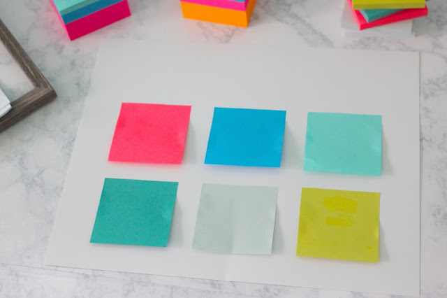 borrowed heaven: DIY Post-it Note Goal Board