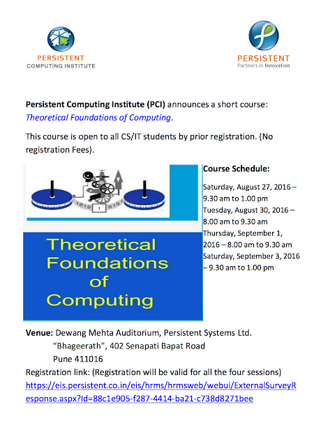 Persistent Computing Institute Course | SKNSITS Computer Department