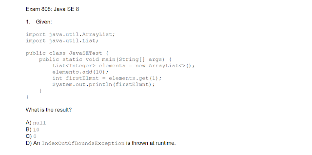 OCAJP 8 FAQ - Oracle Certified Associate Java Programmer I ...