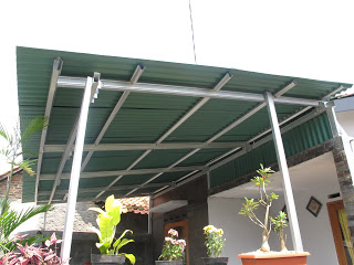 Canopy Baja Ringan Go Green | Spandek Pasir: Kanopi Baja Ringan