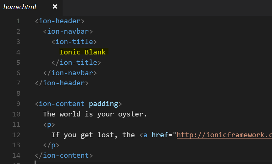 โปรแกรมเมอร์ฝึกหัด: Ionic: Project Structure
