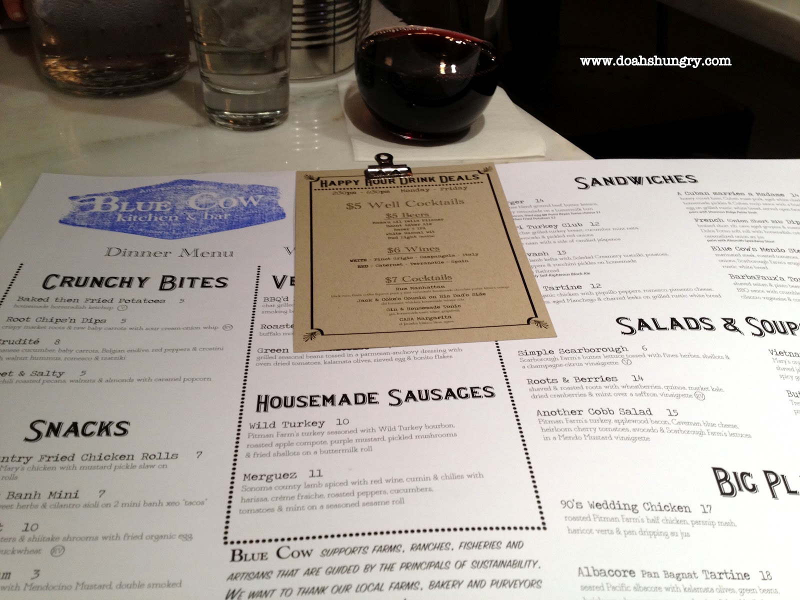 Doah's Hungry: Blue Cow Kitchen & Bar