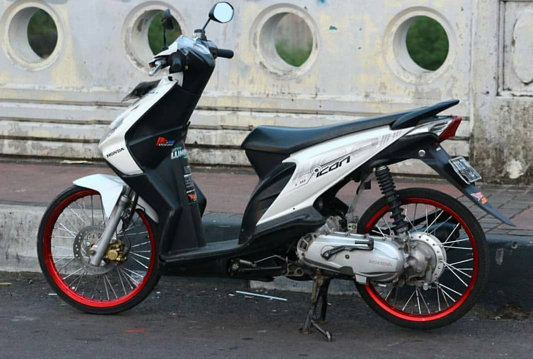 80 Foto Modifikasi Motor Beat Karbu Simple & Extream