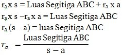 Pembuktian Rumus Jari-Jari Lingkaran Dalam dan Luar Segitiga serta ...