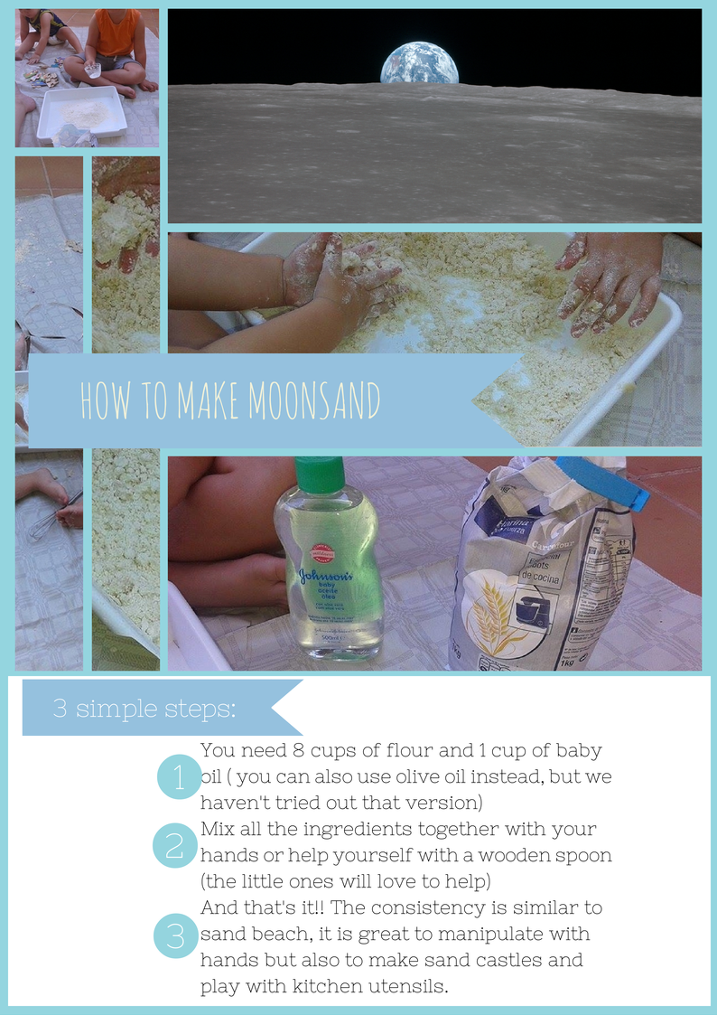 english: How to make moon sand