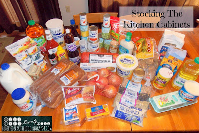 Blue Eyed Beauty Blog: Homemaking 101 | Stocking The Kitchen Cabinets
