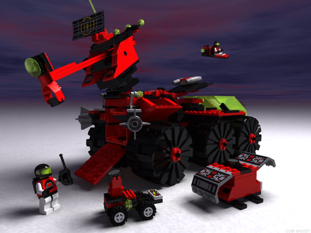 Ray-Traced Lego Mania: 6989 - Mega Core Magnetizer
