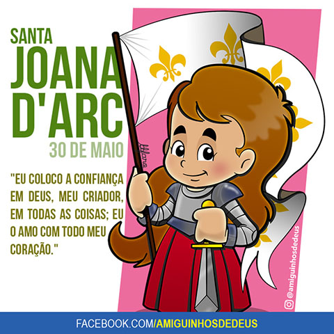 Santa Joana D'Arc para colorir ~ Amiguinhos de Deus