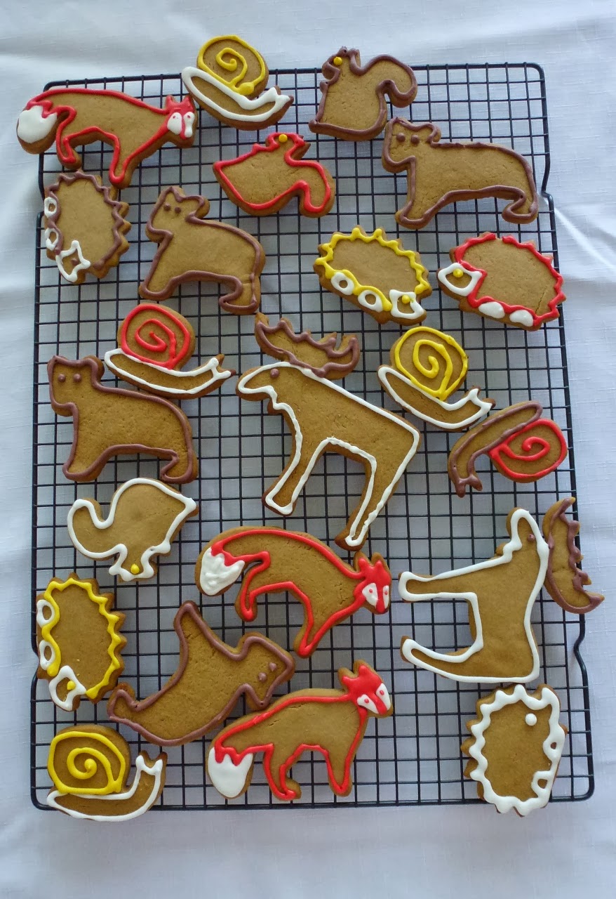 Milkshakes And Pattycakes: Woodland Animal Gingerbread