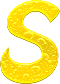 Alfabeto Amarillo con Textura Líquida. - Oh my Alfabetos!