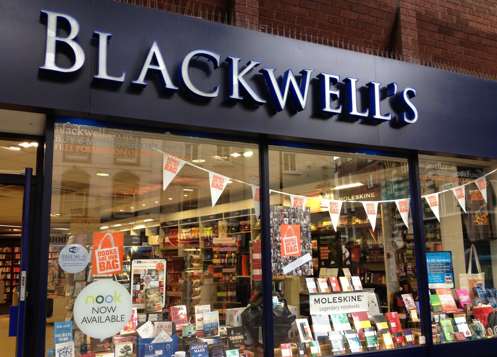 The bookshop around the corner: Books are my bag