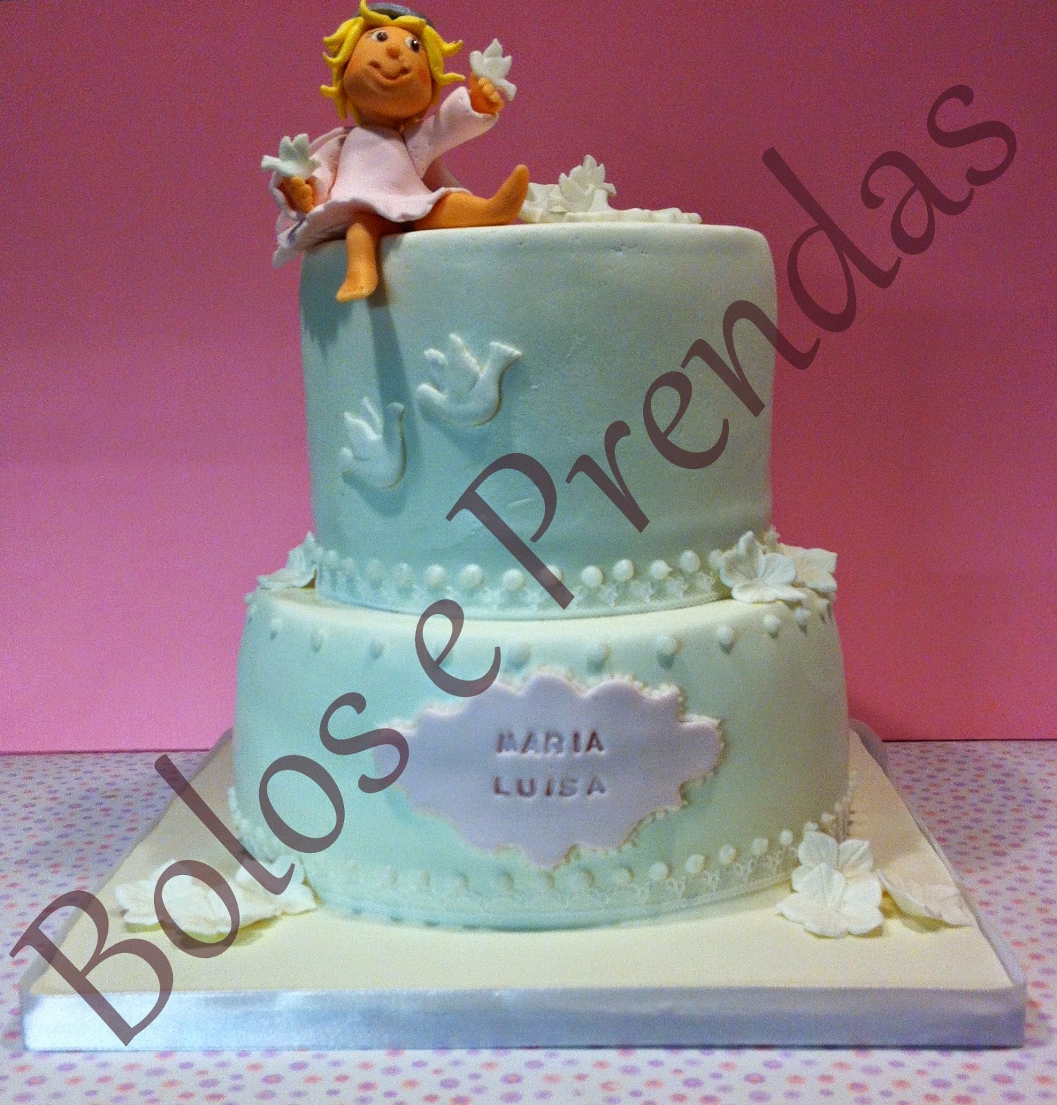 Carla Moreira - Cake Designer: Bolo de Baptizado
