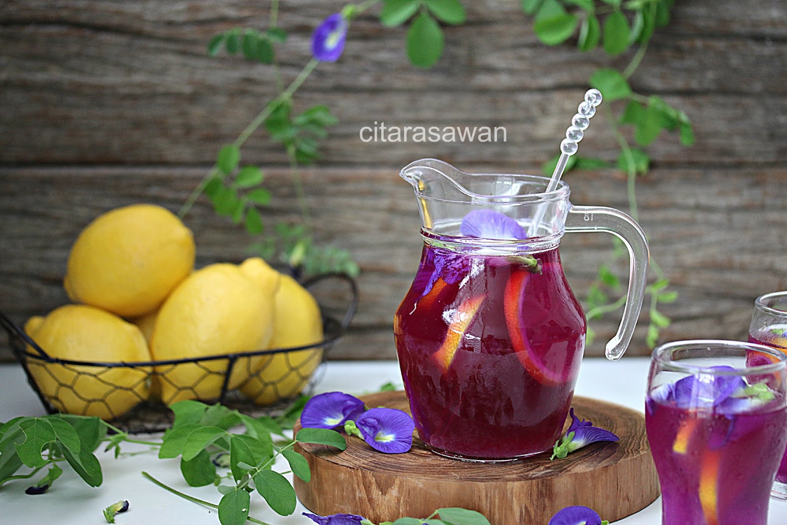 Jus Lemon Bunga Telang ~ Resepi Terbaik