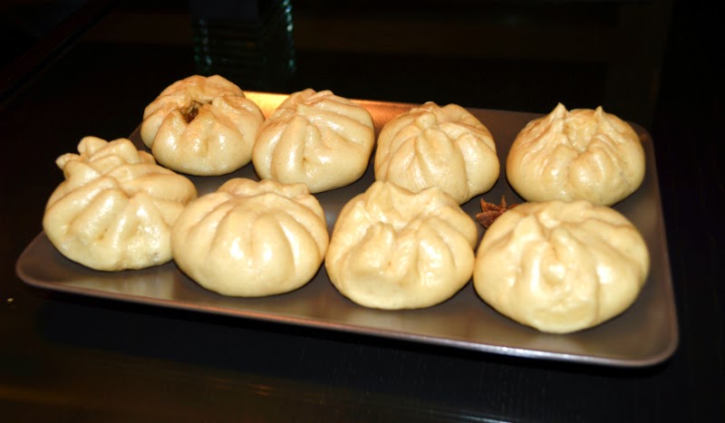 Mute Food: Panes chinos al vapor (pan baozi) rellenos de soja agridulce ...