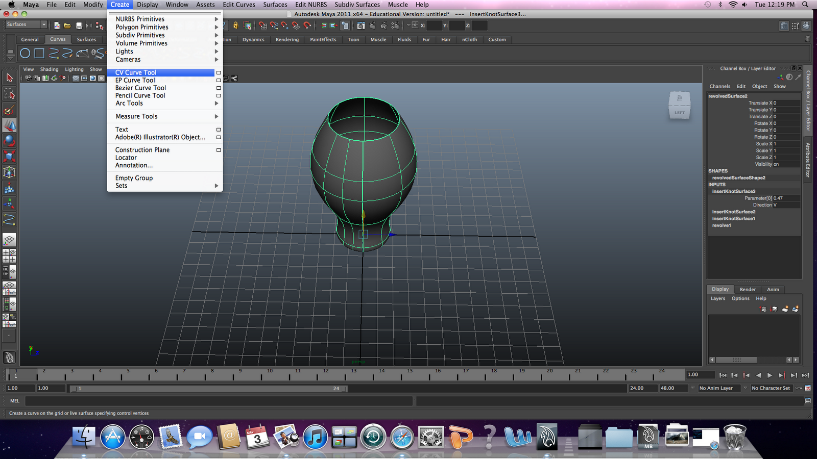 Awath Animation: Maya - CV Curve Tool