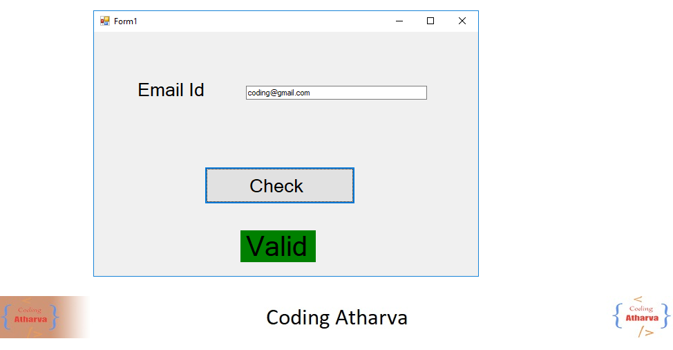 35 Validation using Regex in VB.NET ~ Coding Atharva
