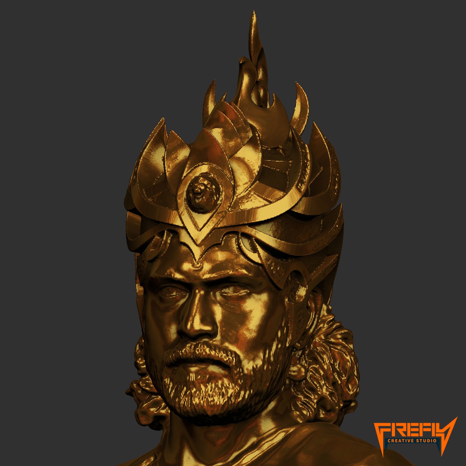 Golden sands of art: BAHUBALI
