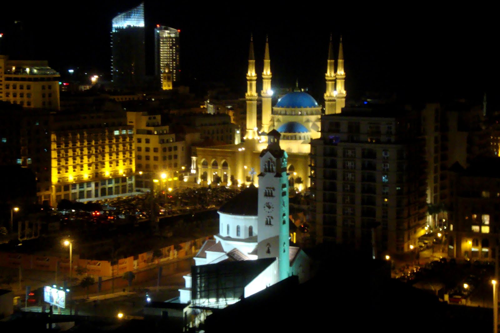Welcome To The Cities At Night: Beirut Downtow(Lebnan) At Night