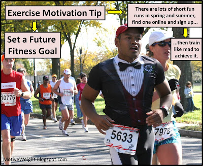 MotiveWeight: Exercise Motivation Tip - Set Future Fitness Goals