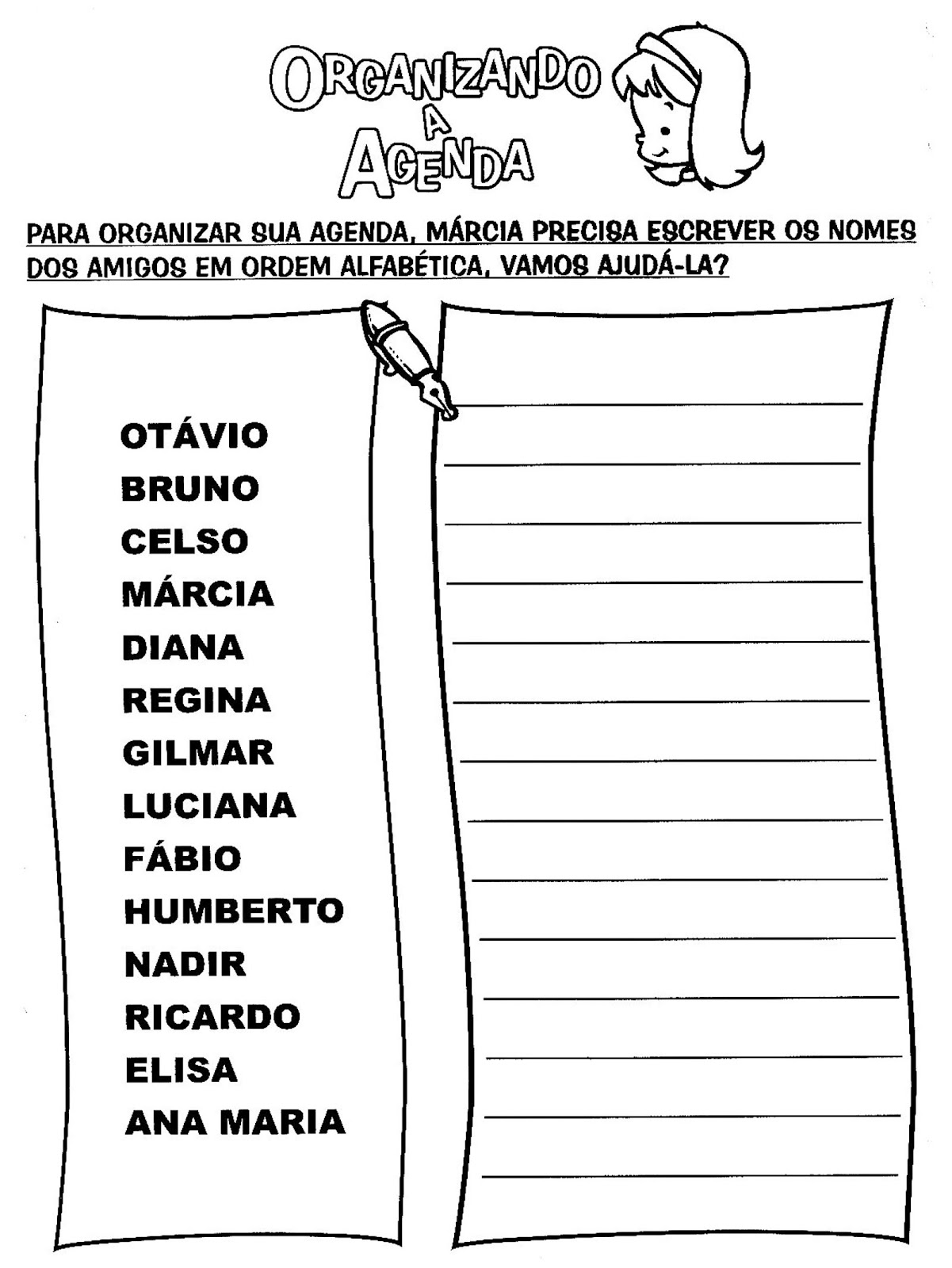 Atividades Infantil de Gramática para 3° Ano - Com Desenhos para ...